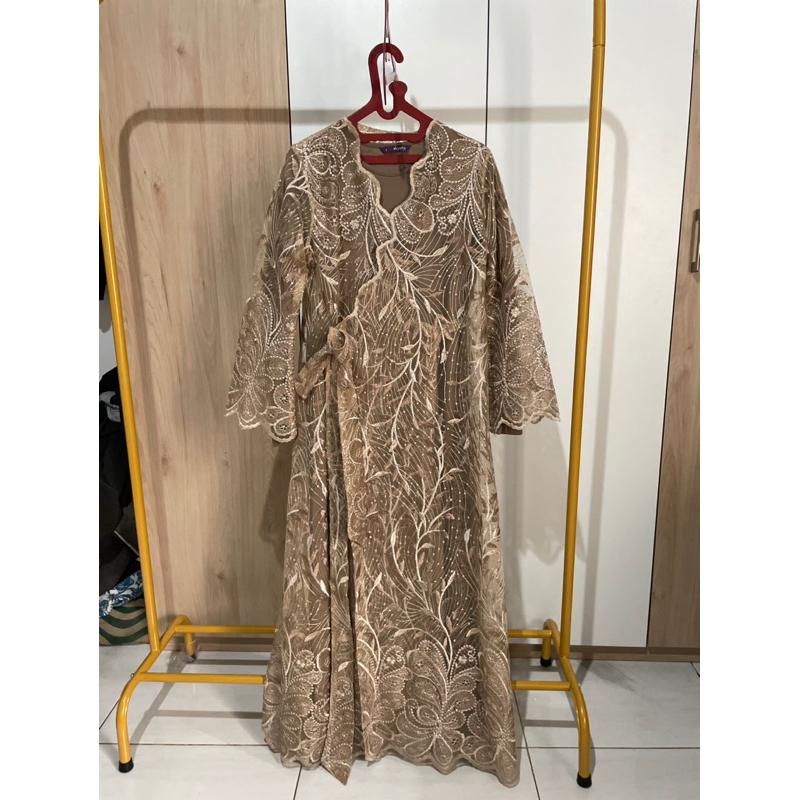 Jual Outer Brukat Premium Brownie Kimono by chndyand | Kebaya undangan ...