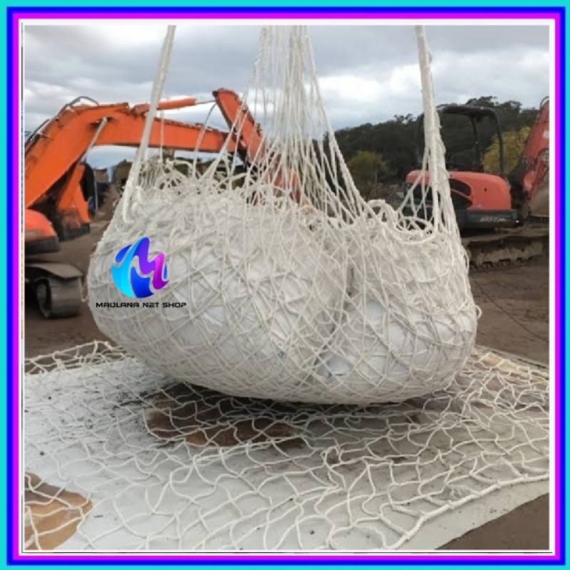 Jual Jaring Nilon Cargo Safety Net 10mm-14mm/Jaring Cargo Pengangkut ...