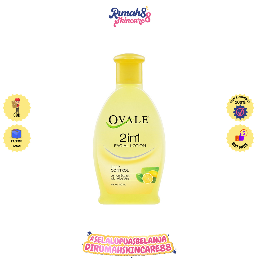 Jual OVALE Facial Lotion Deep Control | Shopee Indonesia