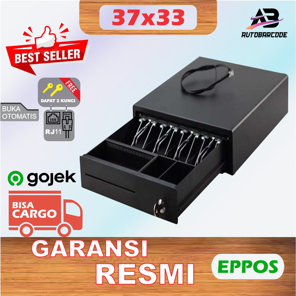 Jual Cash Drawer Mini EPPOS 37x33 Laci Uang Kasir Support Printer ...