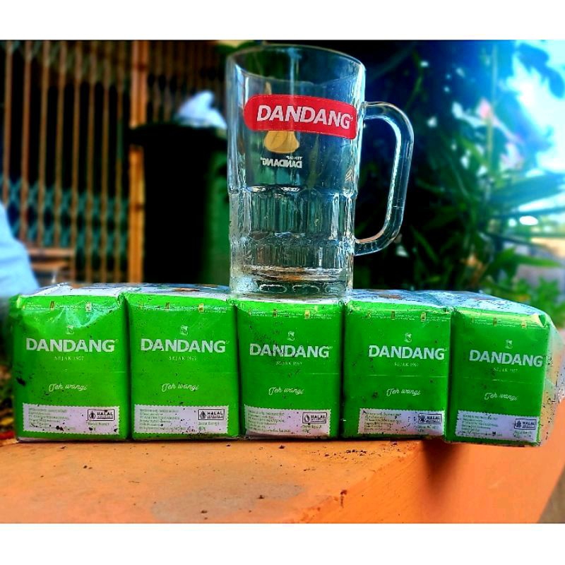 Jual TEH DANDANG IJO + GELAS | Shopee Indonesia