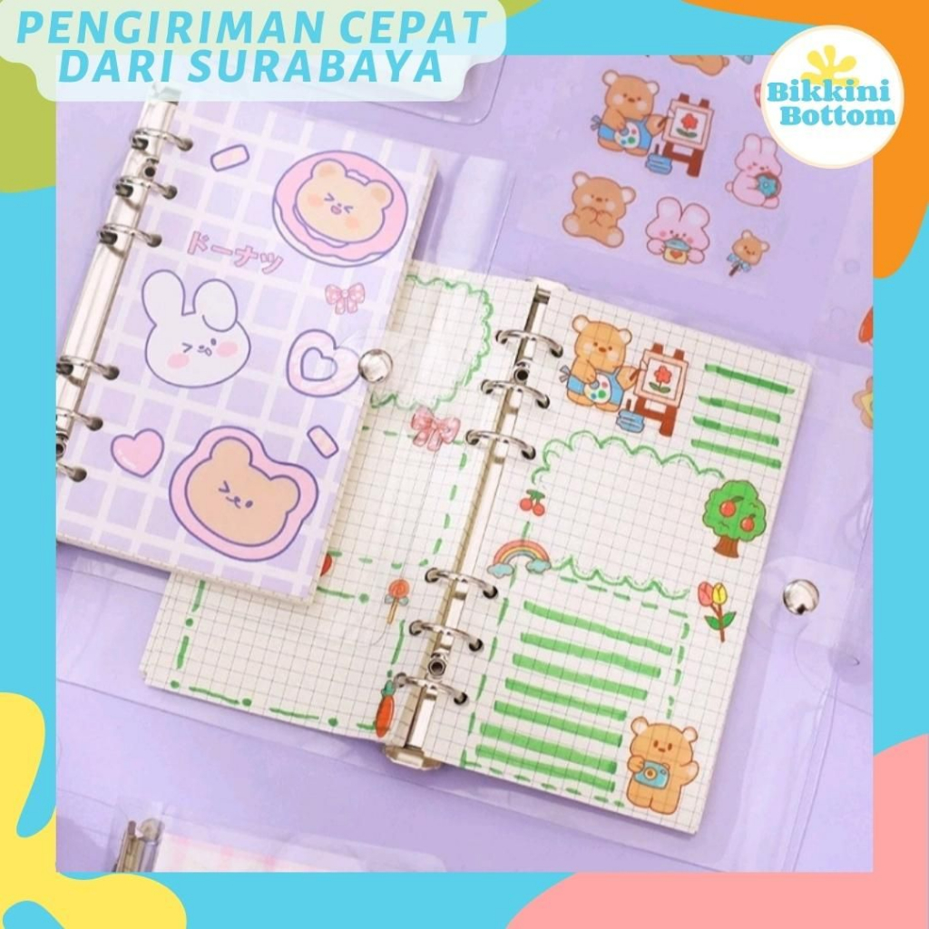 Jual Notebook Diary Anak Buku Agenda Aesthetic Binder Gambar NB26 ...