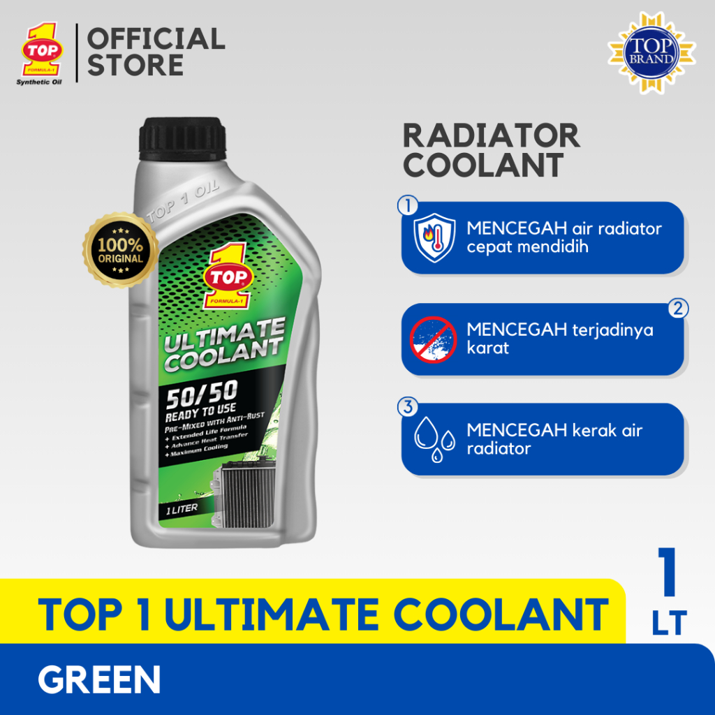 Jual Pendingin Radiator Ultimate Coolant Green 1L - Daihatsu - Toyota ...