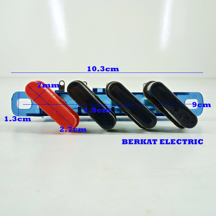 Jual SWITCH SELECTOR FAN KIPAS ANGIN 4 PIN 3 KECEPATAN MODEL MIRING ...