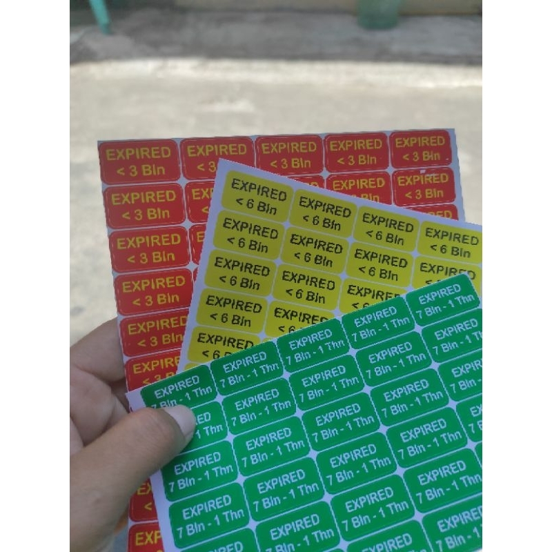Jual Stiker Label Expired Obat / Label Exp Obat | Shopee Indonesia