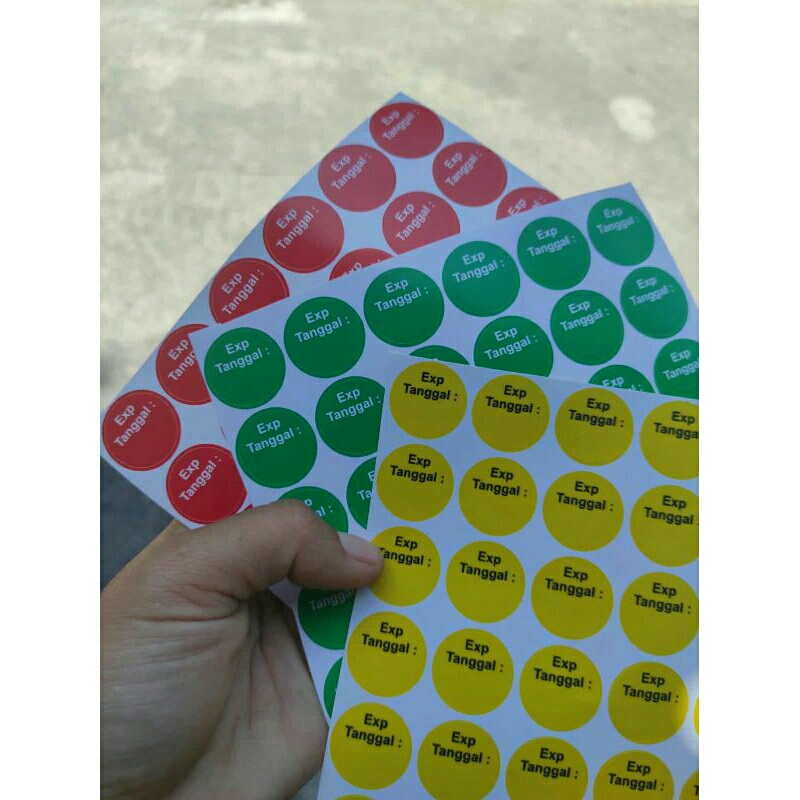 Jual stiker label exp tanggal expired | Shopee Indonesia