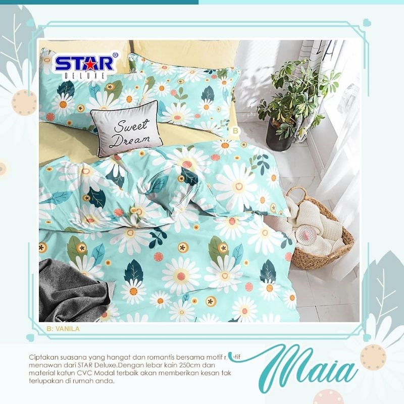 Jual Bahan Kain Sprei Star - Maia | Shopee Indonesia