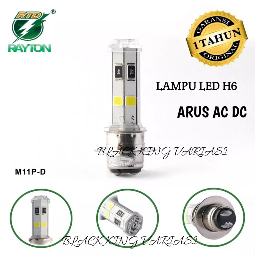 Jual Lampu Led H6 Matic Bebek Lampu Depan H6 RTD Lampu Utama Motor H6 Universal Lampu Led Motor ...