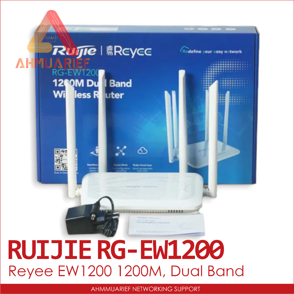 Jual RUIJIE REYEE RG-EW1200 AC1200 1200M DUAL BAND GIGABIT WIRELESS ...