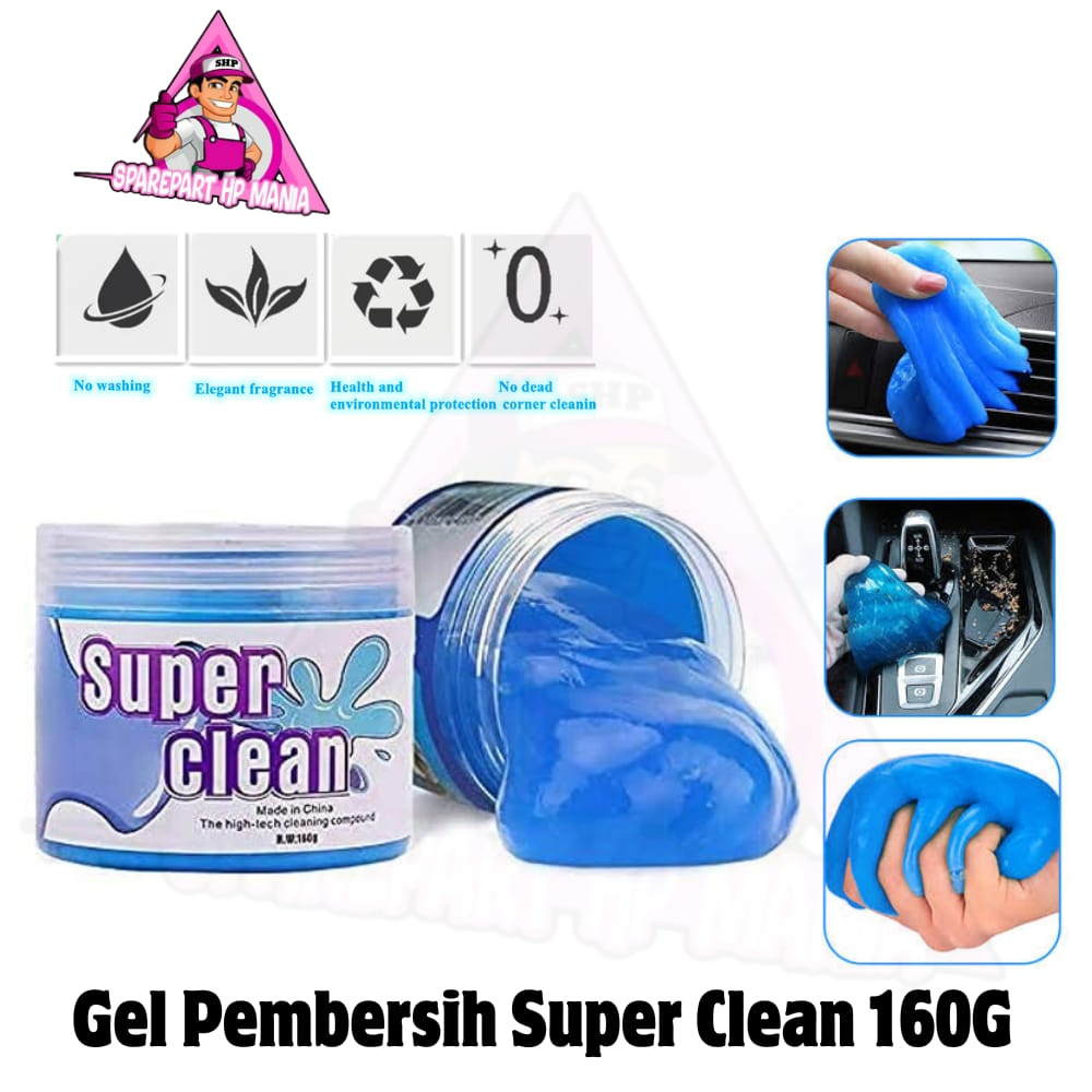 Jual GEL PEMBERSIH SUPER CLEAN 70G 160G SLIME JELLY CLEANING MULTIFUNGSI | Shopee Indonesia