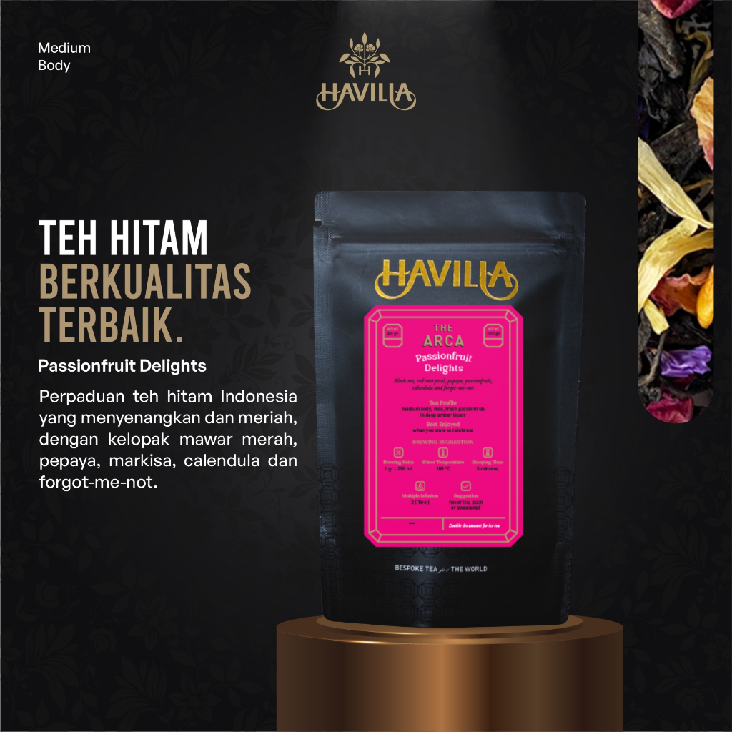 Jual Havilla Passionfruit Delights Black Tea | Shopee Indonesia