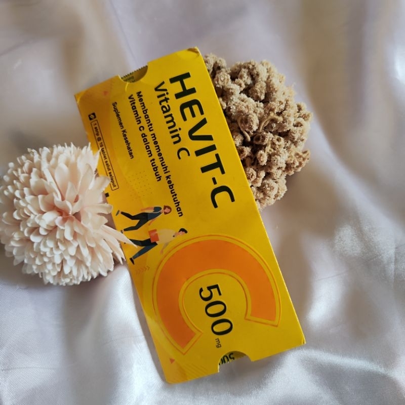 Jual Hevit-C Vitamin C 500 1 strip isi 10 tablet | Shopee Indonesia