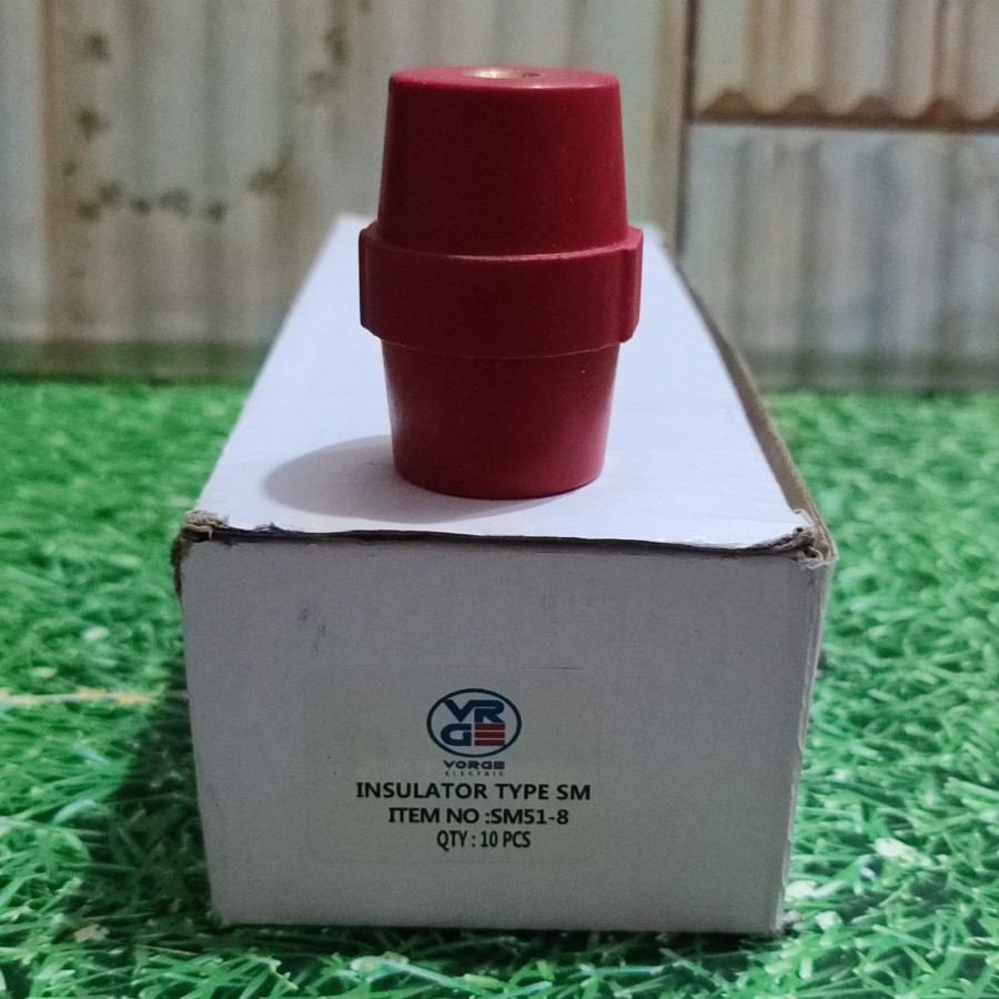 Jual Isolator Type SM 51-8 Merah Gaitor Panel sm51-8 dudukan busbar | Shopee Indonesia