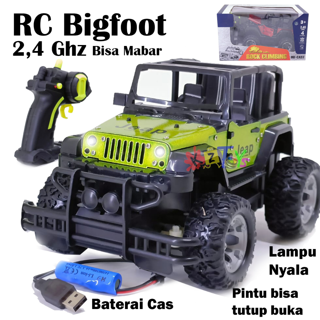 Jual MAINAN MOBIL METAL CLIMBING CAR 2,4 GHZ 1:18 MAINAN RC MOBIL ...