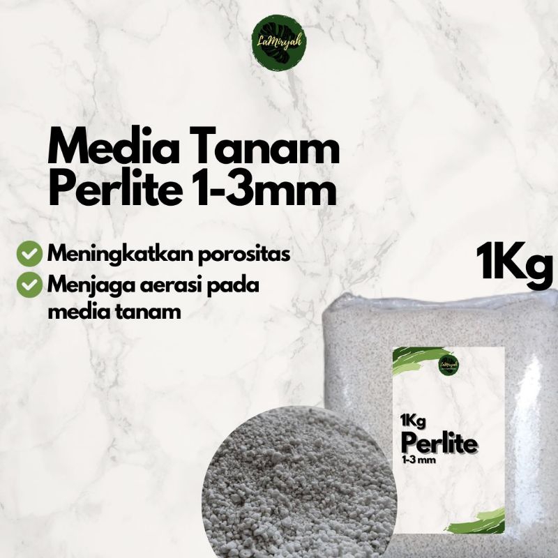Jual Perlite Media Tanam Premium 1Kg (1-3mm) | Shopee Indonesia
