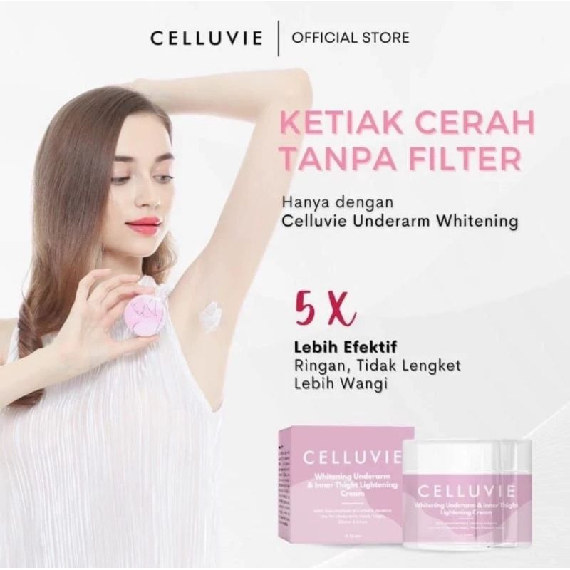 Jual Terlaris CELLUVIE Glowing 7 Hari Pemutih Ketiak Dan Selakangan ...