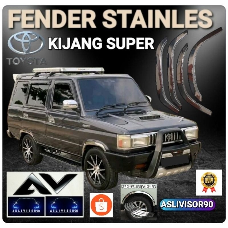 Jual FENDER Trim/List Atas Roda Mobil KIJANG SUPER | Shopee Indonesia