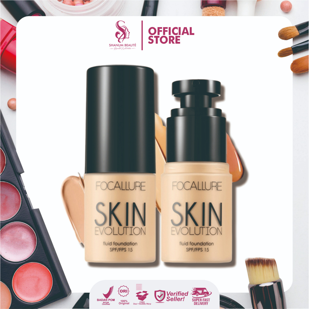 Jual Focallure Full Coverage Oil Control Fluid Foundation - FA30 ...