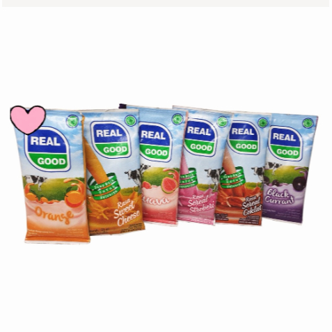 Jual REAL GOOD SUSU BANTAL UHT 50ml MINI COKELAT STRAWBERRY CHEESE ...