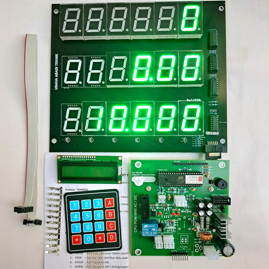 Jual CPU AC pom mini pertamini dan DISPLAY HIJAU | Shopee Indonesia