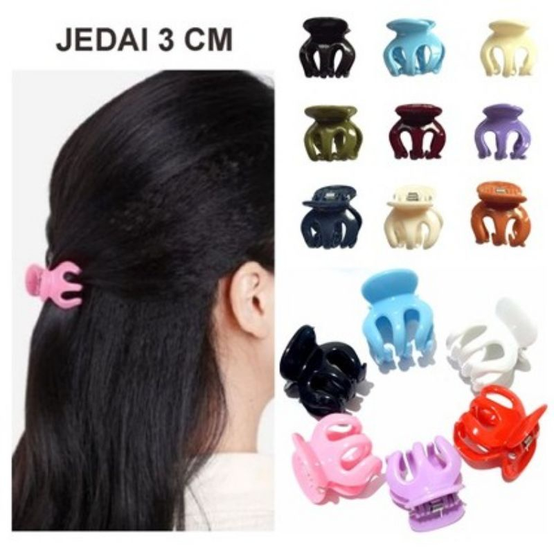 Jual Jedai 3cm - Jepitan rambut wanita - hair clip kecil aksesoris ...