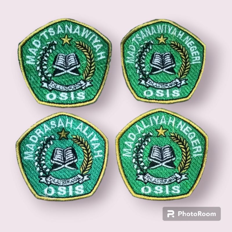 Jual BET BADGE LAMBANG BORDIR OSIS MTS DAN MADRASAH ALIYAH | Shopee ...
