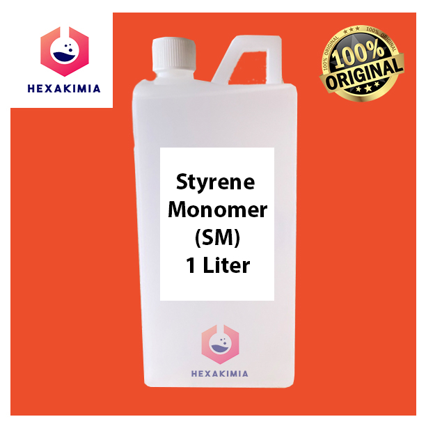 Jual Styrene Monomer SM 1 Liter-Pengencer Resin Polyester | Shopee ...
