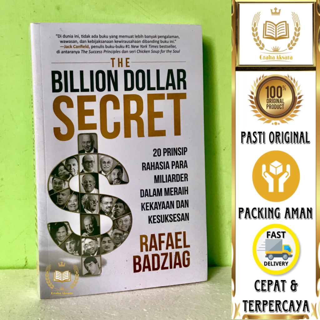 Jual Buku The Billion Dollar Secret 20 Prinsip Rahasia Para Miliarder