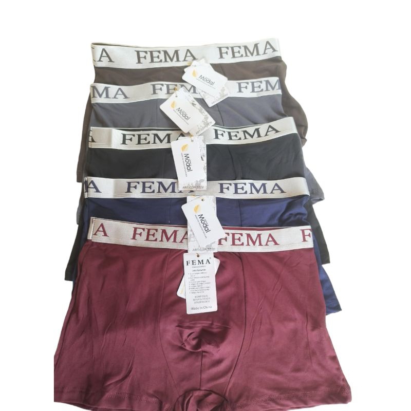 Jual boxer pria fema super soft | Shopee Indonesia