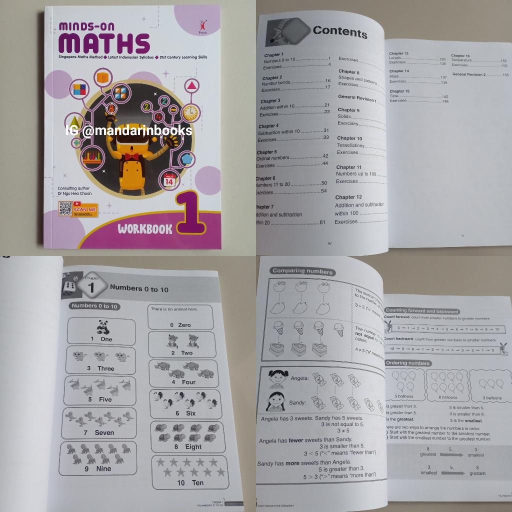 Jual Minds-on Maths Textbook & Workbook Primary 1 - 6 (Pilihan Per Buku ...