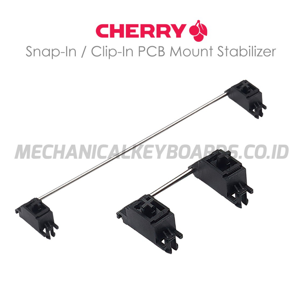 Jual Genuine Cherry Snap-In / Clip-In PCB Mount Keyboard Stabilizer ...