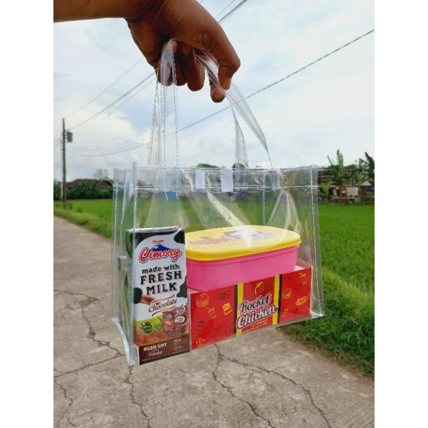 Jual Goodie Bag Hampers Ulang Tahun Anak Mika Bening Transparan (MIHUN) | Shopee Indonesia