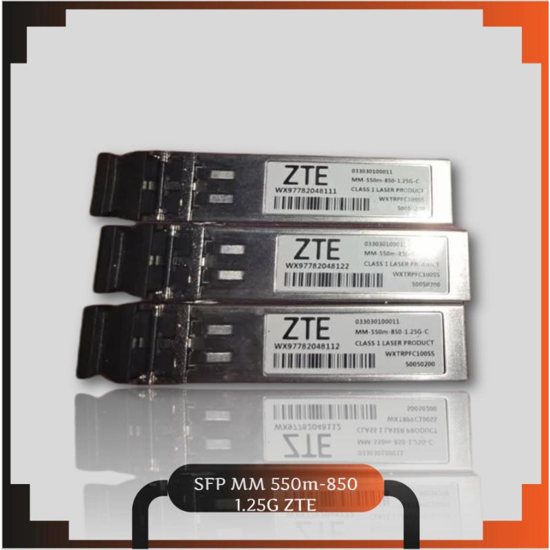 Jual Original ZTE SFP MM (Multi Mode) 550m-850 1,25G | Shopee Indonesia