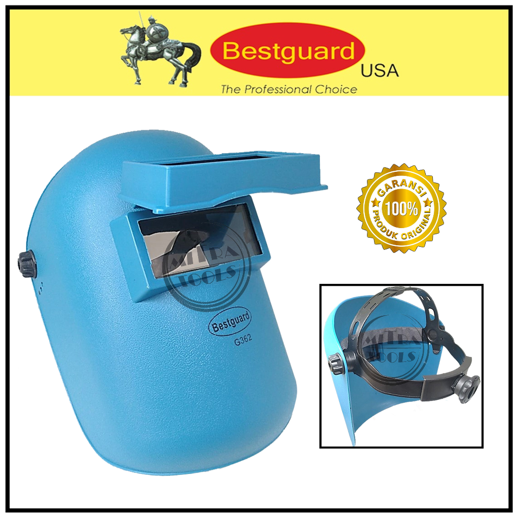 Jual BESTGUARD Kedok Las Putar Pelindung Wajah / Topeng Las Welding ...