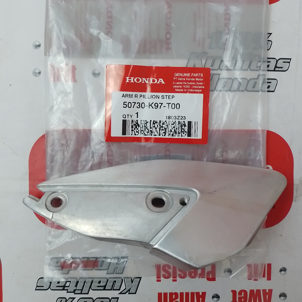 Jual Pijakan kaki besi kanan bagian belakang foot step arm R pillion PCX 150 K97 (2017 - 2021 ...