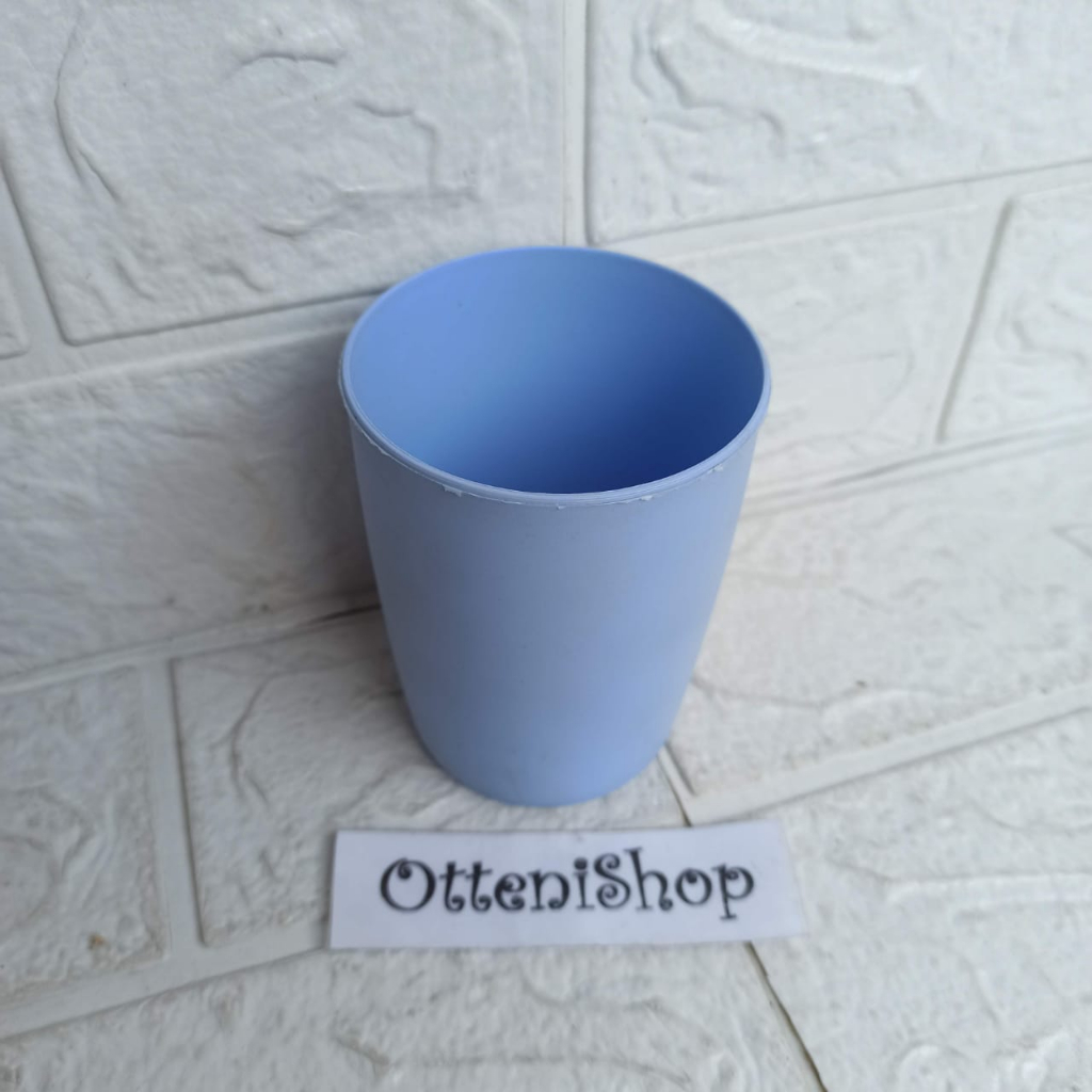 Jual Gelas minum plastik warna pastel soft gelas minum teh kopi model ...