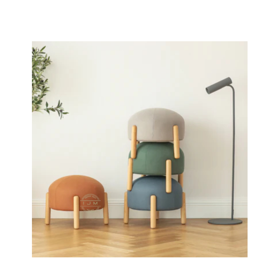 Jual kursi stool cofee minimalis macaron kayu jati busa stool bench ...