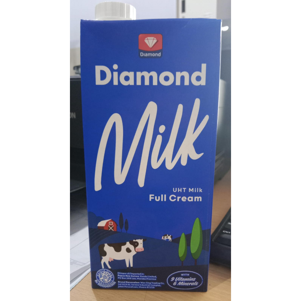 Jual SUSU DIAMOND UHT FULL CREAM 1 LITER | Shopee Indonesia