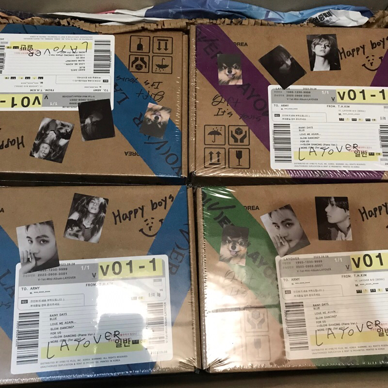 Jual (READY STOCK) BTS V - LAYOVER BOX Album Sealed | Shopee Indonesia