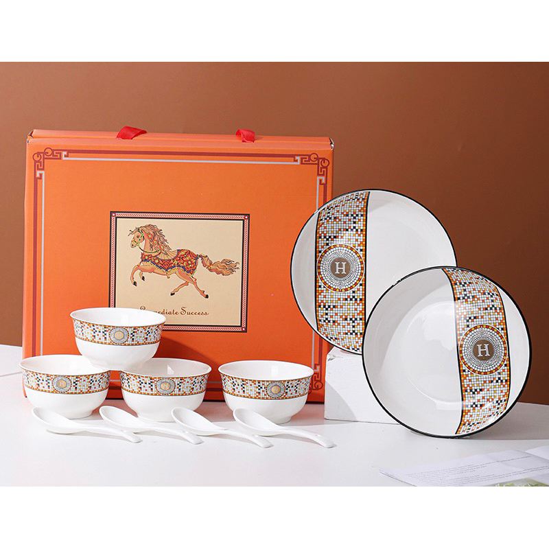 Jual HAMPERS Gift Set Piring Mangkuk Dining Set Keramik Parsel Lebaran ...