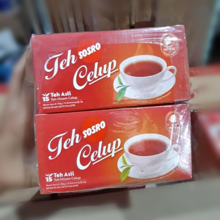 Jual Teh Sosro Celup isi 15 paket 10 Kotak | Shopee Indonesia