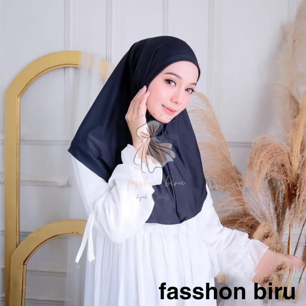 Jual Jilbab Khimar Daisy Instan Bergo Malay Jersey Premium | Shopee Indonesia