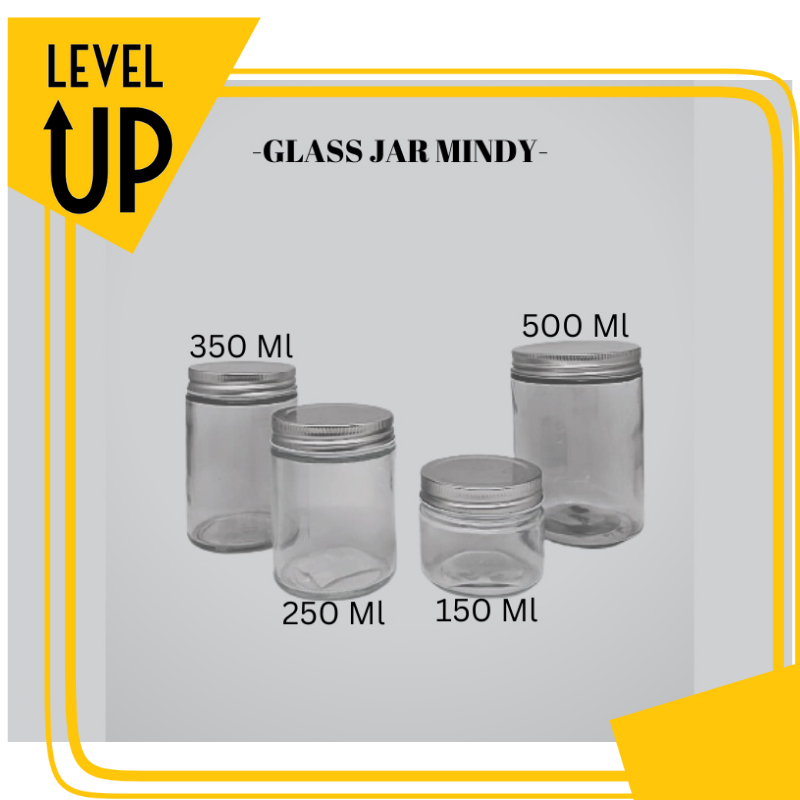 Jual TOPLES JAR KACA/ GLASS JAR/ TOPLES KACA UKURAN 150ML/ 250ML/ 350ML ...