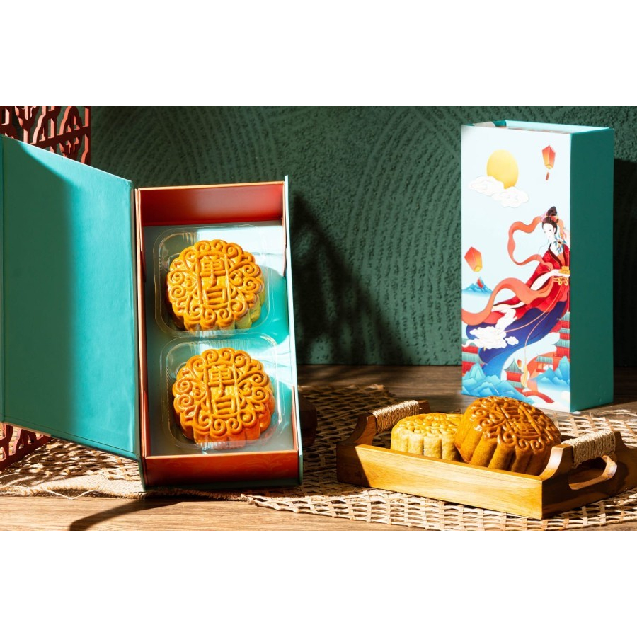 Jual Box isi 2 Original MoonCake Kue Bulan Gift Parcel Moon Cake ...