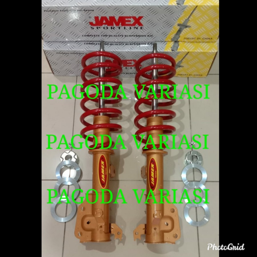 Jual PAKET SHOCK BREAKER JAMEX ADJUSTABLE CEPER / STD RUSH OLD 2004 ...