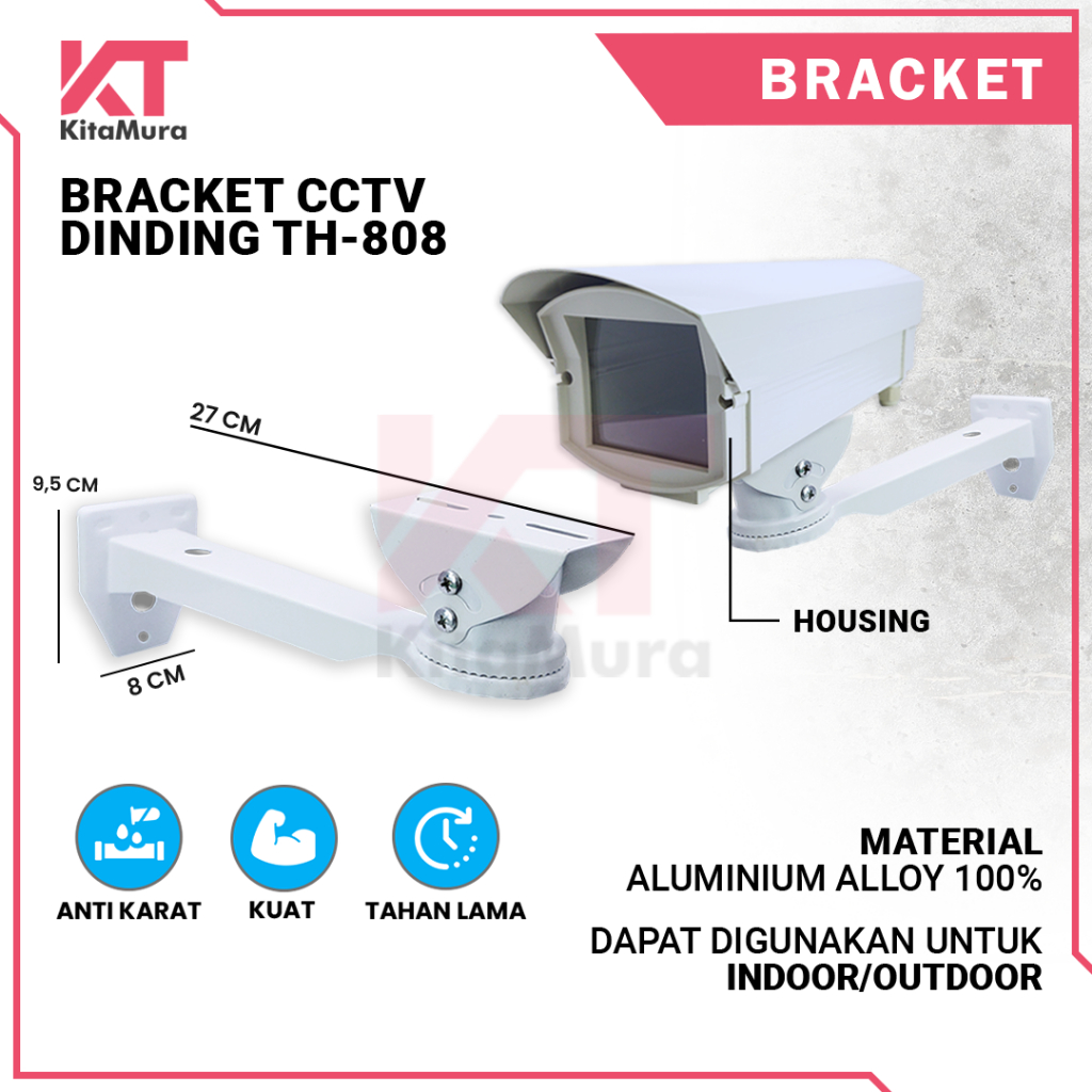 Jual Bracket Housing Mounting || Camera CCTV TH-808 | Shopee Indonesia