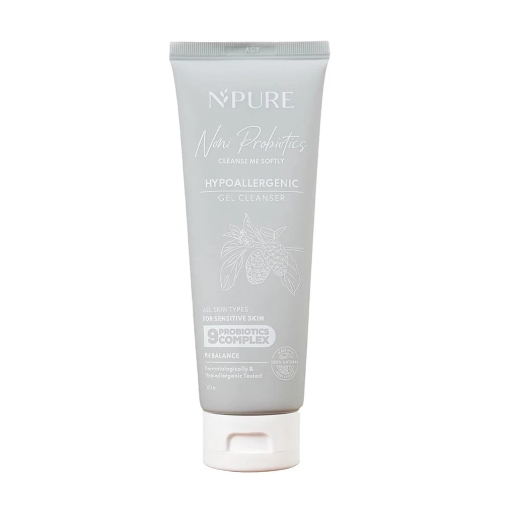Jual NPURE Cleanser Gel Noni / Sabun Muka Kulit Sensitif | Shopee Indonesia