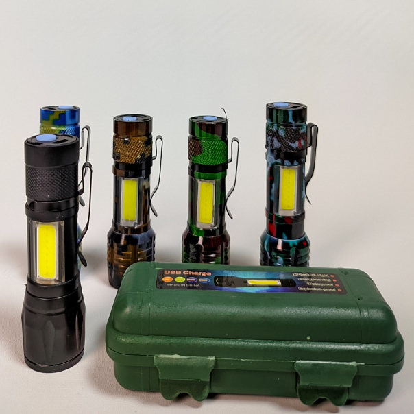 Jual Senter SWAT Mini Zoom / Senter Police LED Mini Zoom Cas Charger ...