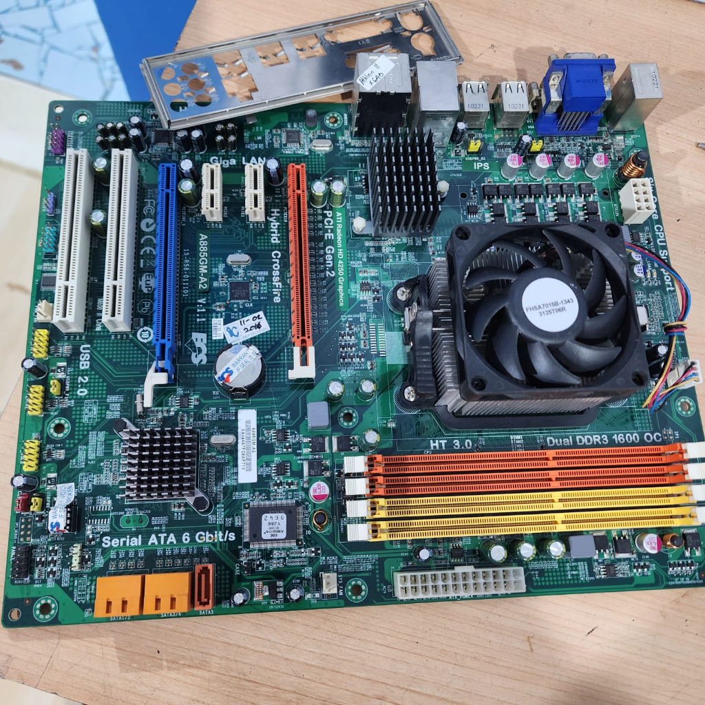 Jual Paket Mobo AMD AM3 Gaming Athlon II X640 | plus Ecs AMD socket AM3 ...