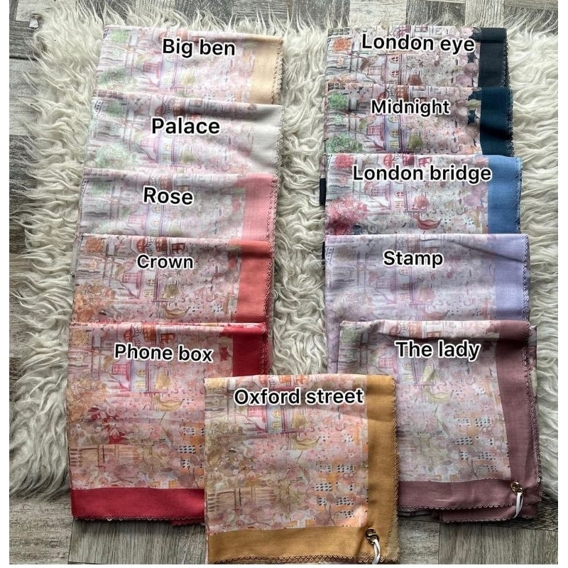 Jual british series buttonscarves | Shopee Indonesia